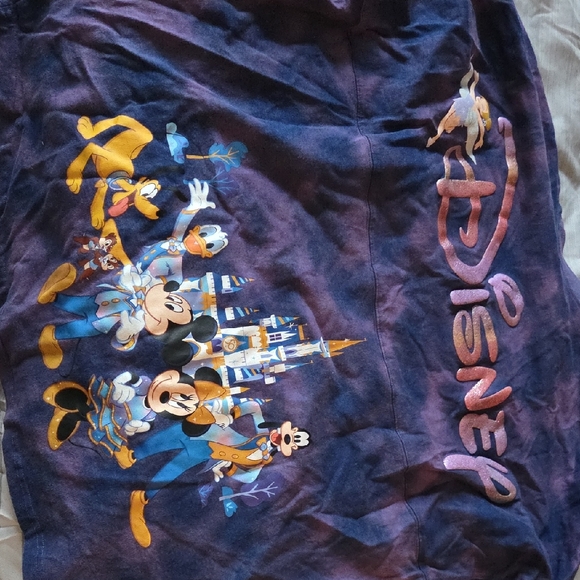 Disney | Tops | Disney Purple And Yellow Character 5th Sweathshirt ...